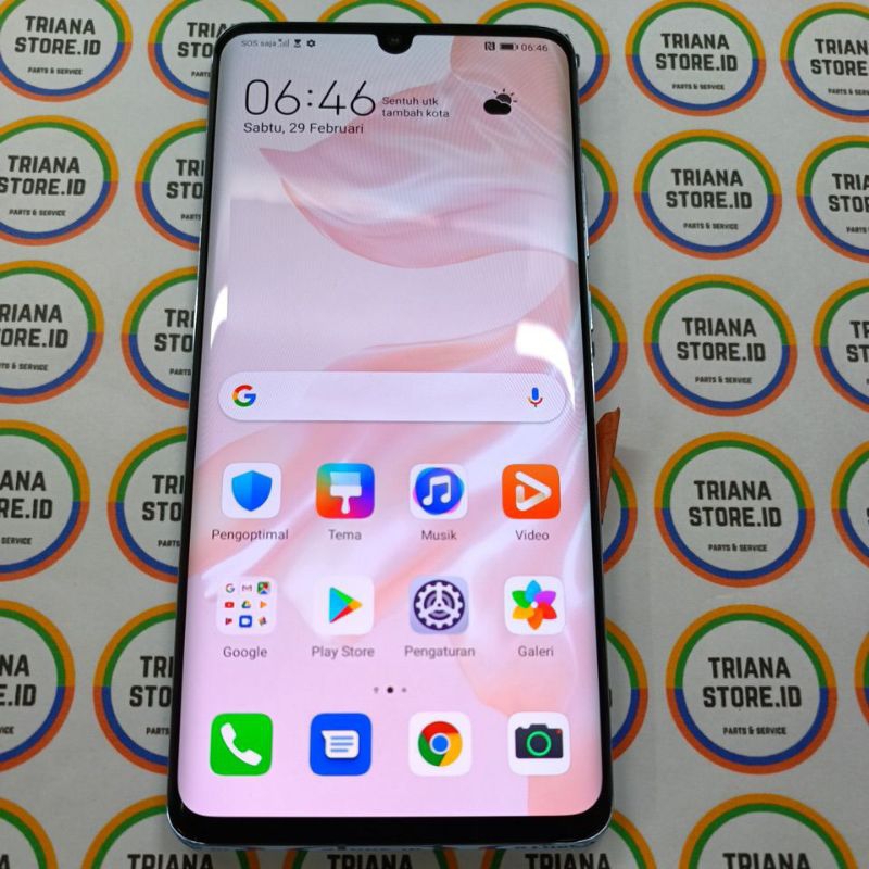 Jual LCD fullset frame huawei P30 pro super amoled original cabutan ...