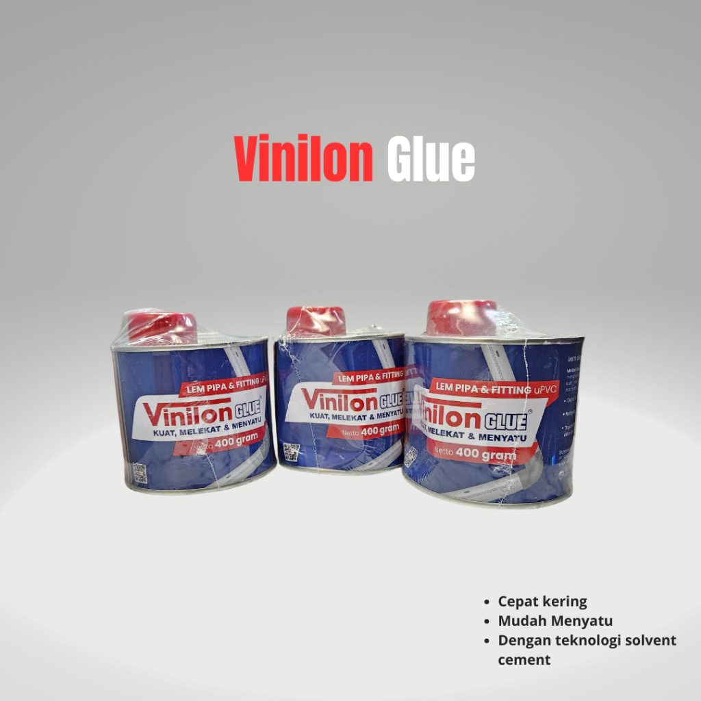 Jual 400GR Vinilon Glue/Lem Vinilon/Lem Pipa PVC Vinilon | Shopee Indonesia