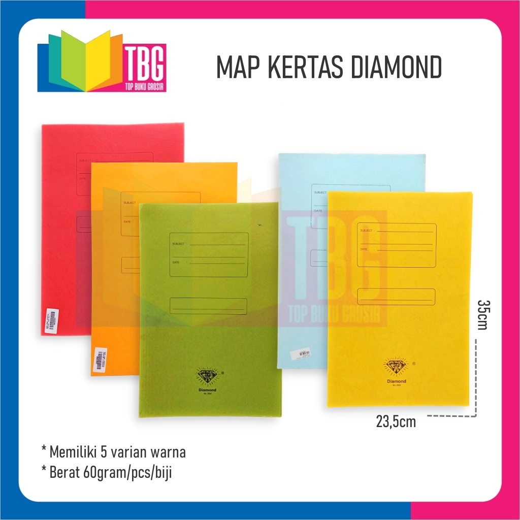 Jual 1 PCS MAP KERTAS DIAMOND / STOPMAP DOKUMEN | Shopee Indonesia