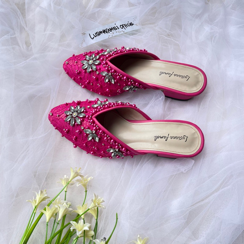 Jual HANARYI I sepatu pengantin custom 25 warna heels pesta sepatu ...