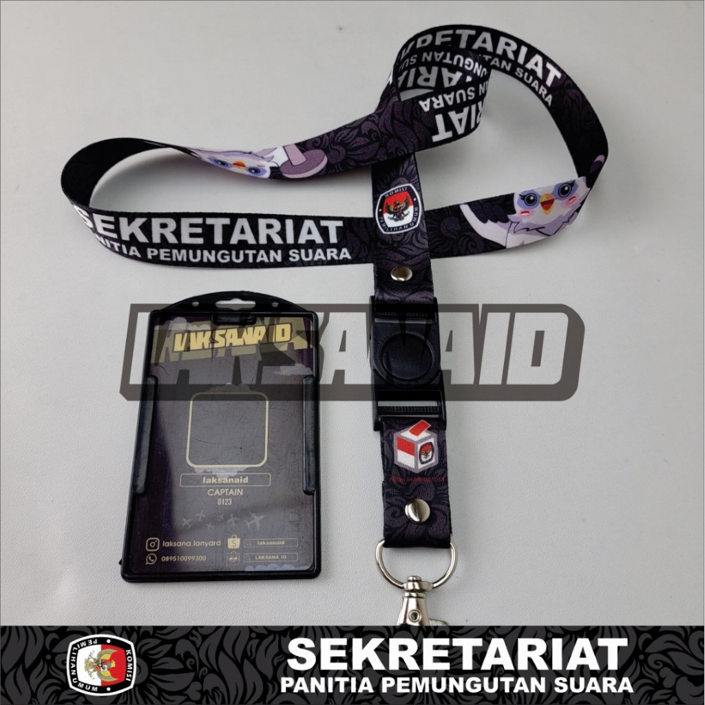 Jual LANYARD TALI ID CARD PPS PPK KPPS PLUS HOLDER | Shopee Indonesia