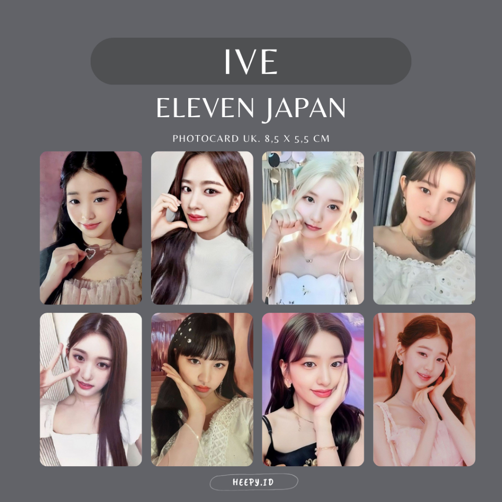 Jual [IVE] UNOFFICIAL PHOTOCARD IVE ELEVEN JAPAN | Shopee Indonesia
