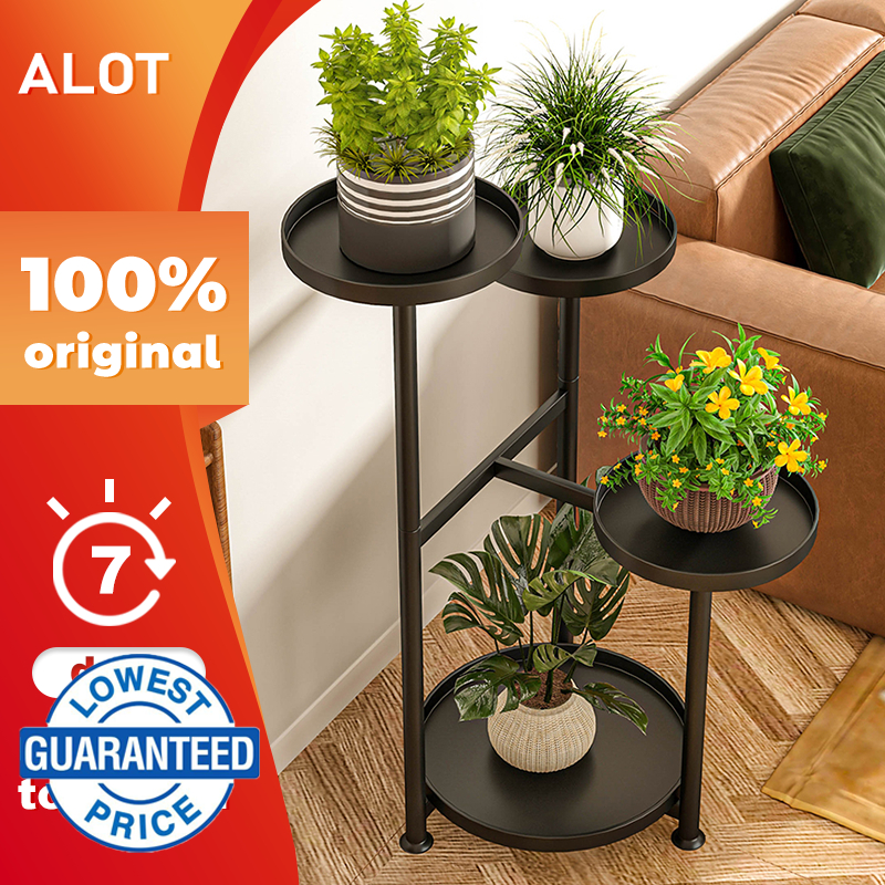 Jual ALOT - 4 in 1 Standing Pot Rak Bunga Rak Rot Bunga Rak Tanaman Rak ...