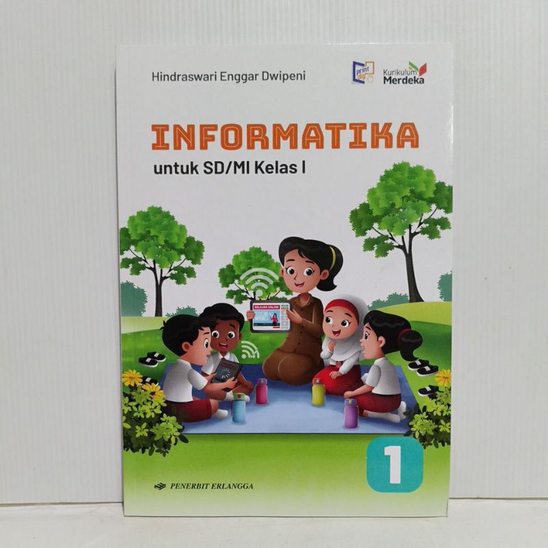Jual Informatika Kelas 1 SD Kurikulum Merdeka Erlangga Original ...