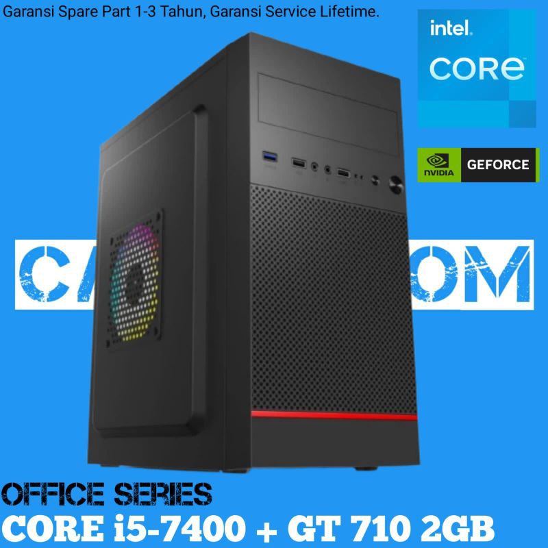 Jual PC OFFICE | INTEL CORE i5 7400 Gen7 | NVidia GT710 2GB | RAM 8GB ...