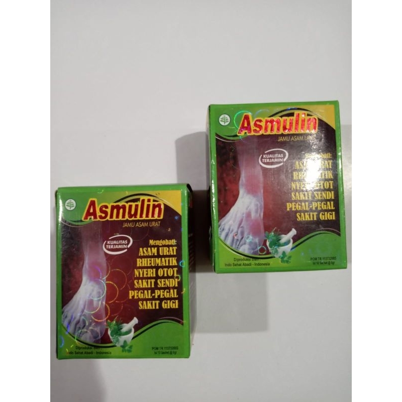 Jual ASMULIN SERBUK HERBAL ASAM URAT 1PAK ISI 10 SACHET | Shopee Indonesia
