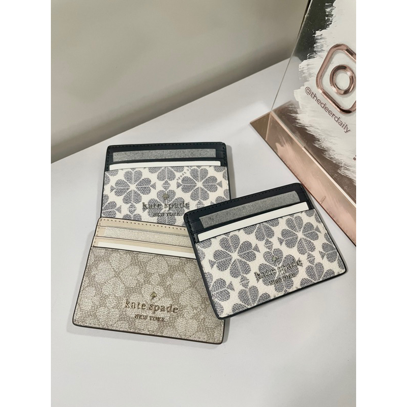 Jual Kate Spade Card Holder in Signature | Shopee Indonesia