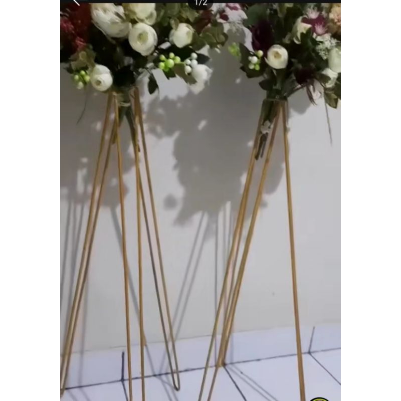 Jual standing flowers decorasion/standing besi | Shopee Indonesia