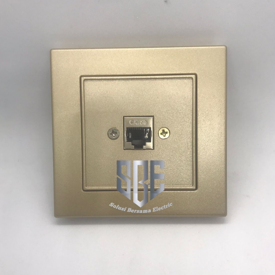 Jual Outlet Data Cat.5 Broco Plano Gold | Shopee Indonesia