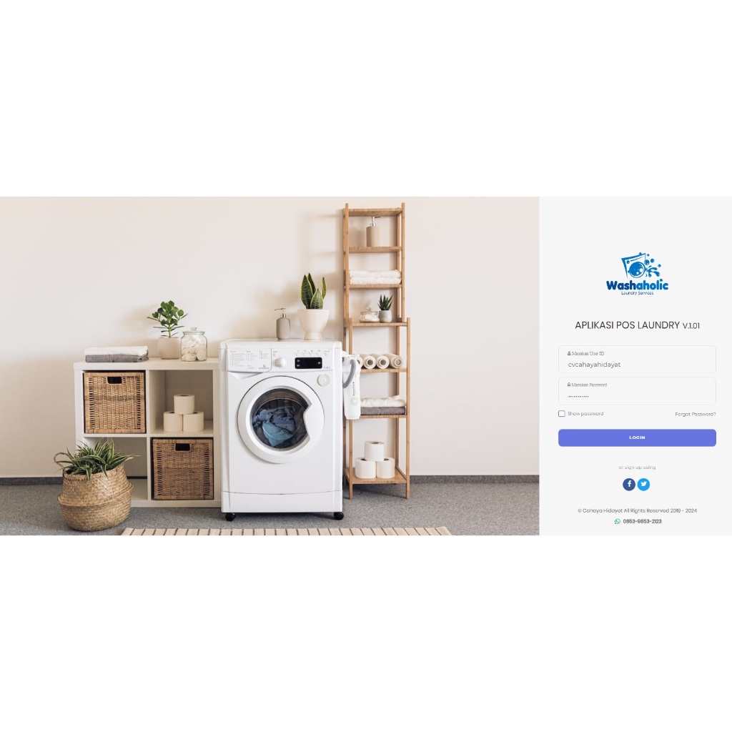 Jual Aplikasi Laundry Point Of Sales / Offline - Online / Toko / Berbasis Web | Shopee Indonesia