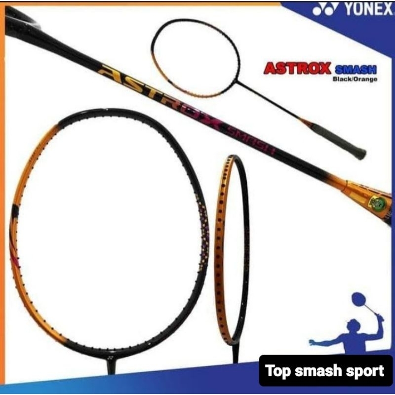 Jual Raket yonex astrox smash black orange | Shopee Indonesia