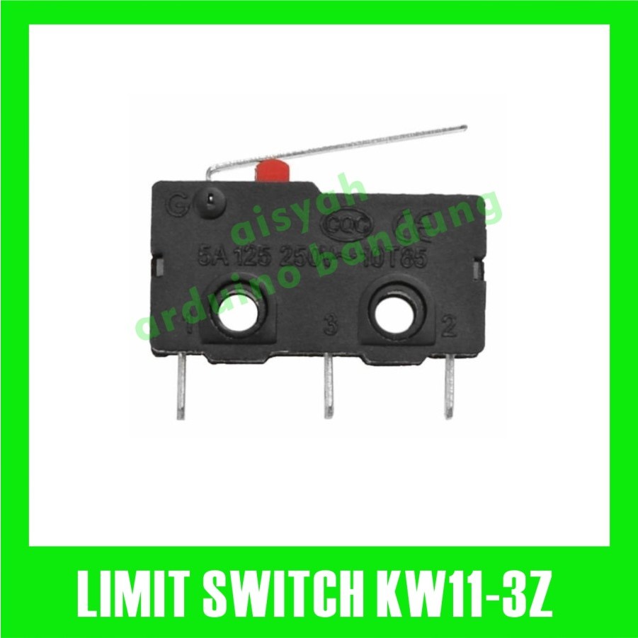 Jual Micro Limit Switch KW11-3Z 5A 250V 3 pin Saklar Terminal Gagang NO ...