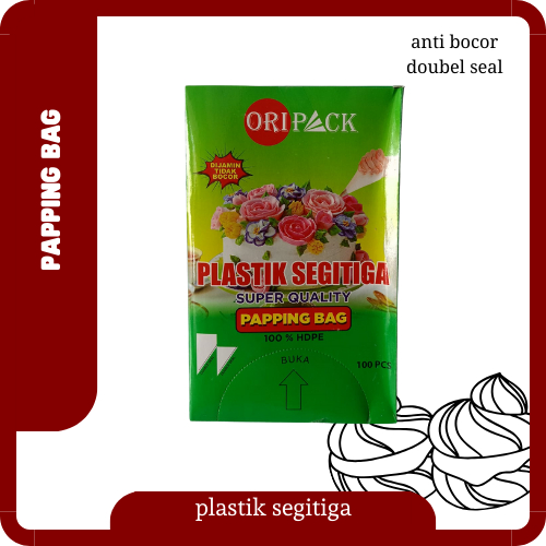 Jual Plastik Segitiga Penghias Kue | Piping Bag Papping Bag Segitiga ...