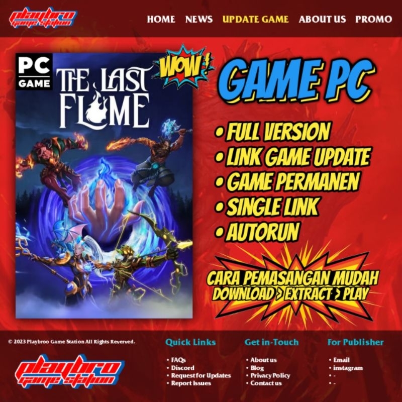 Jual The Last Flame - Game PC/Laptop (Download to Play Bro!) | Shopee Indonesia