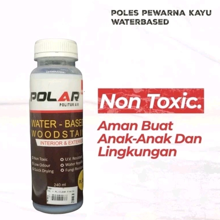 Jual Politur Air Plistur Wood Stain Polar Waterbased Sun Flower Mudah ...