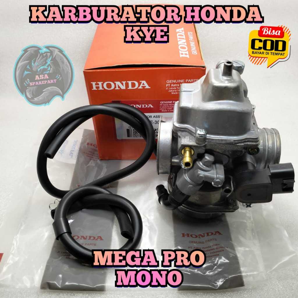 Jual KARBURATOR Kye ASLI ORIGINAL Motor HONDA MEGAPRO MONOSHOCK , MEGA PRO MONO Sok Mp KARBU ...