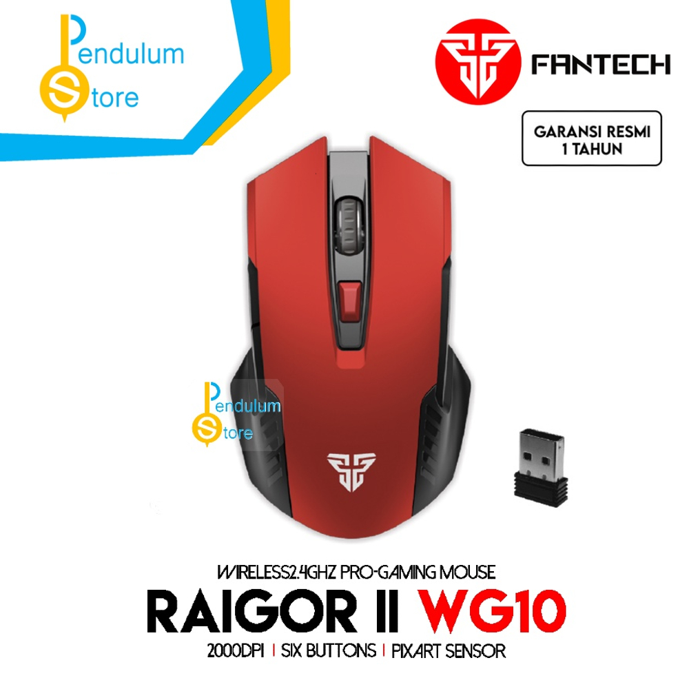 Jual Fantech RAIGOR II WG10 Wireless Mouse Gaming Tanpa Kabel Free ...