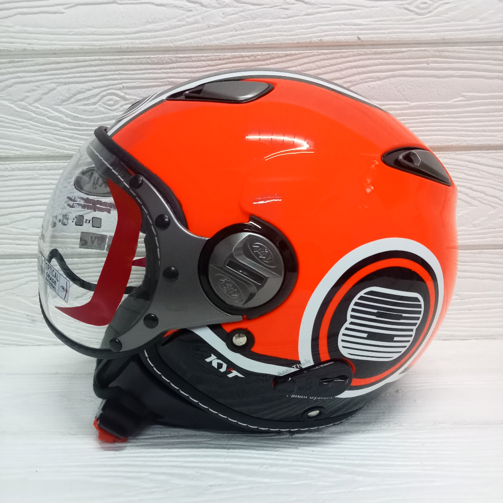 Jual Helm KYT Retro Elsico Motif SNI DOT TERLENGKAP | Shopee Indonesia