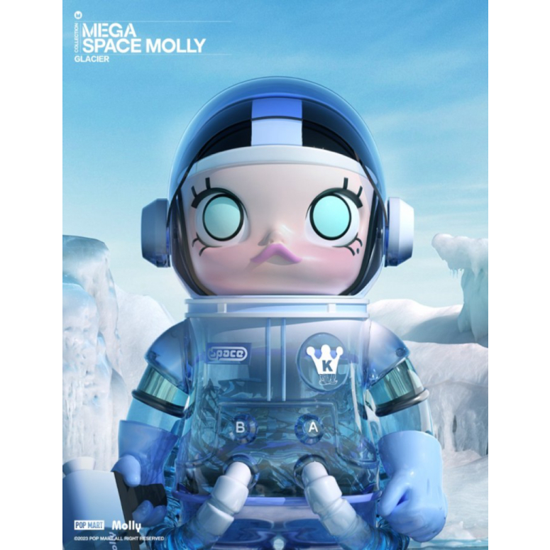 Jual Jual Pop Mart X Mega Collection 1000 Space Molly Glacier Diskon ...