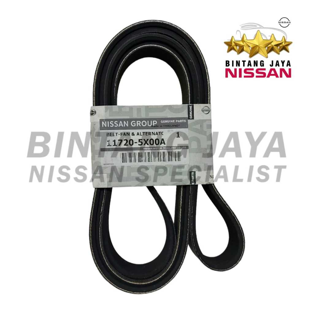 Jual Fan Belt Nissan Navara NP300 D23 Terra Original Nissan 11720-5X00A ...