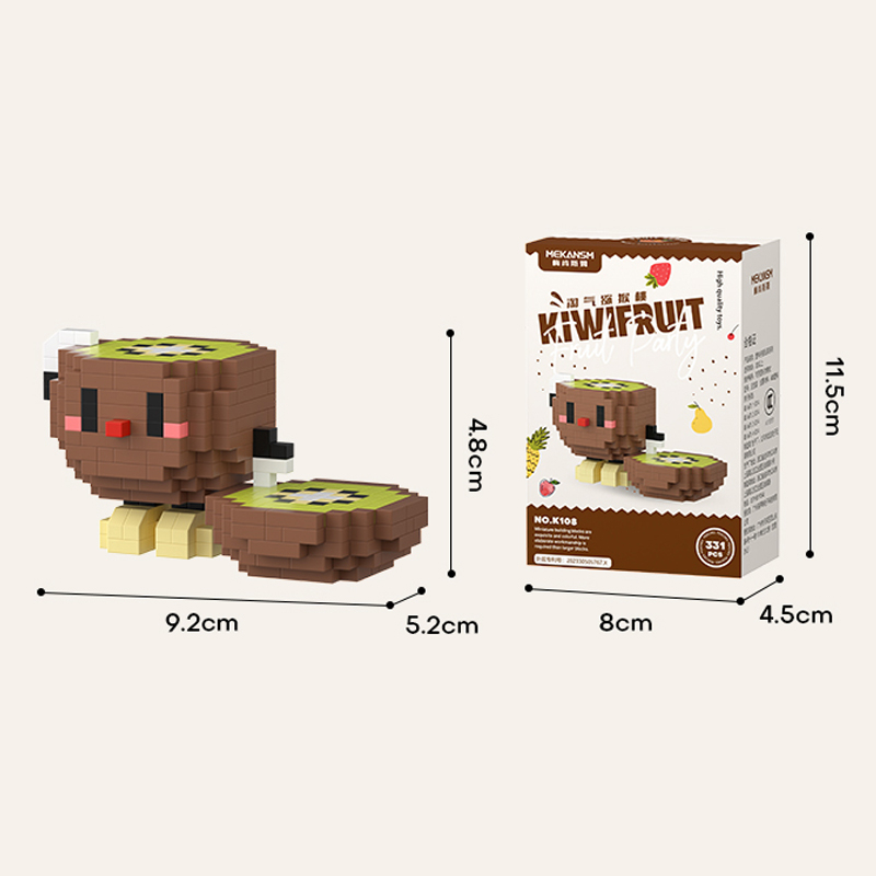Jual XiNZ Mini Bricks Toys Fruit Buah Building Block Nano 3D Mainan ...