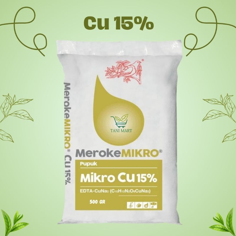 Jual PUPUK MEROKE MIKRO CU 15% HIDROPONIK 500 Gr (KEMASAN PABRIK ...