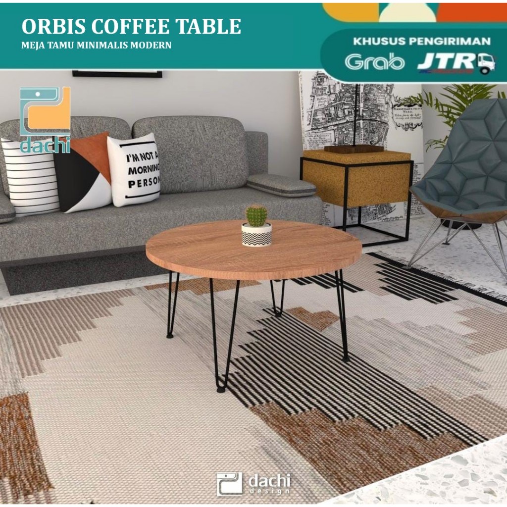 Jual Dachi Meja Tamu Minimalis ORBIS COFFEE TABLE | Shopee Indonesia