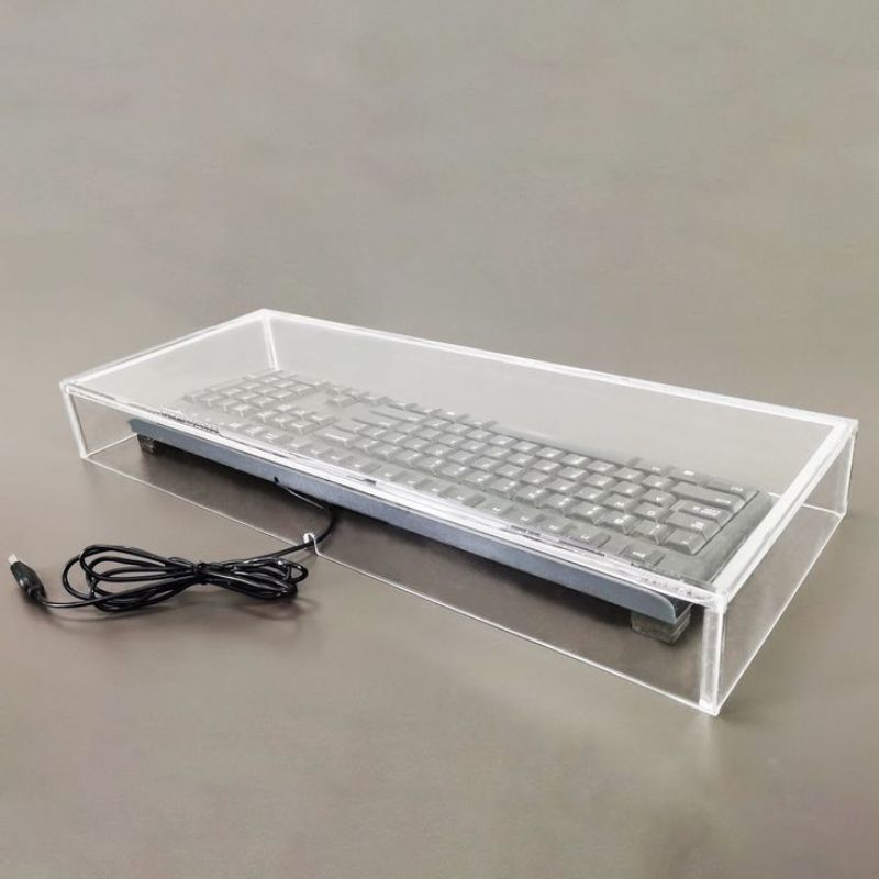 Jual Box pelindung keyboard, Cover keyboard akrilik, Ukuran 45x15x5 ...