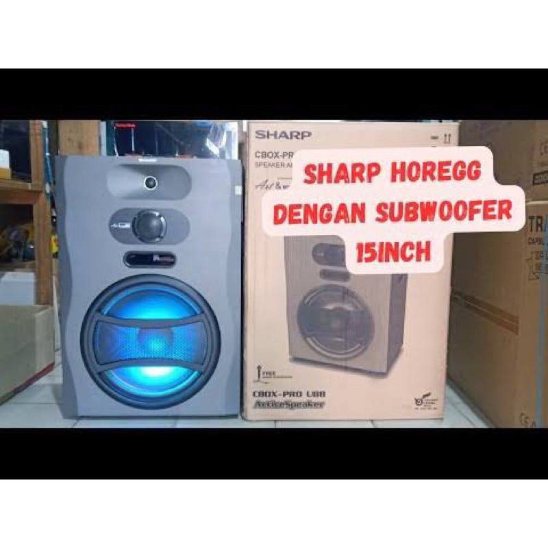 Jual SHARP SPEAKER 15 INCH SHARP AKTIF SHARP CBOX-PRO15UBB / BIG WOOFER ...