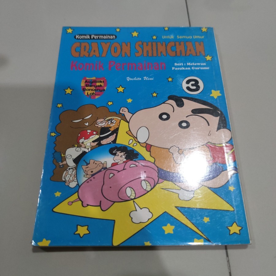 Jual BEKAS ORIGINAL - Buku Komik Permainan Crayon Sinchan 3 - Yoshito Usui | Shopee Indonesia