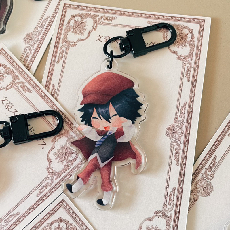 Jual BUNGO STRAY DOGS keychain | atsushi, dazai, ranpo, chuuya, fyodor ...