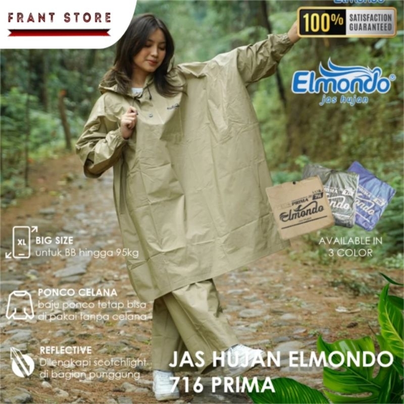 Jual Elmondo jas hujan jumbo setelan ponco celana 716 prima | Shopee Indonesia