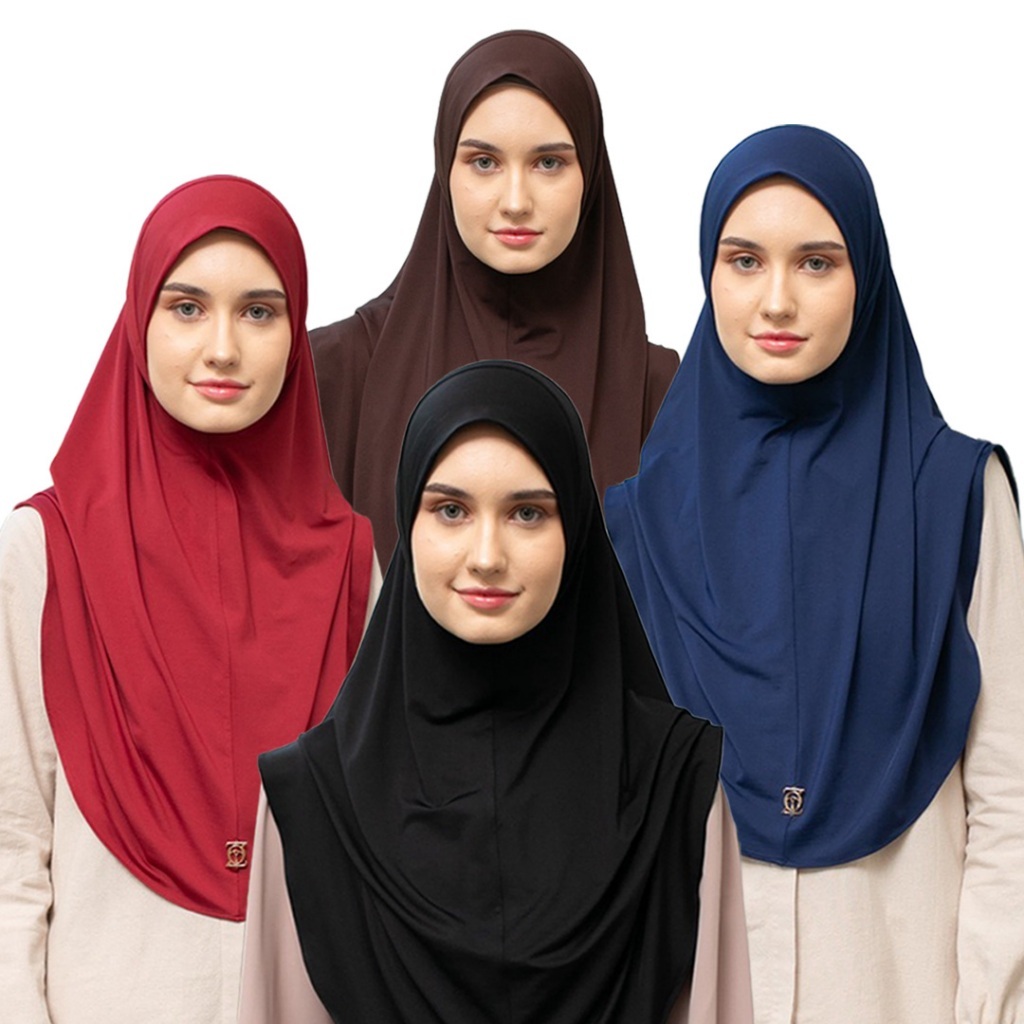 Jual Zoya Queena Bergo - Kerudung Hijab Instant - Bahan Breeze Flex | Shopee Indonesia