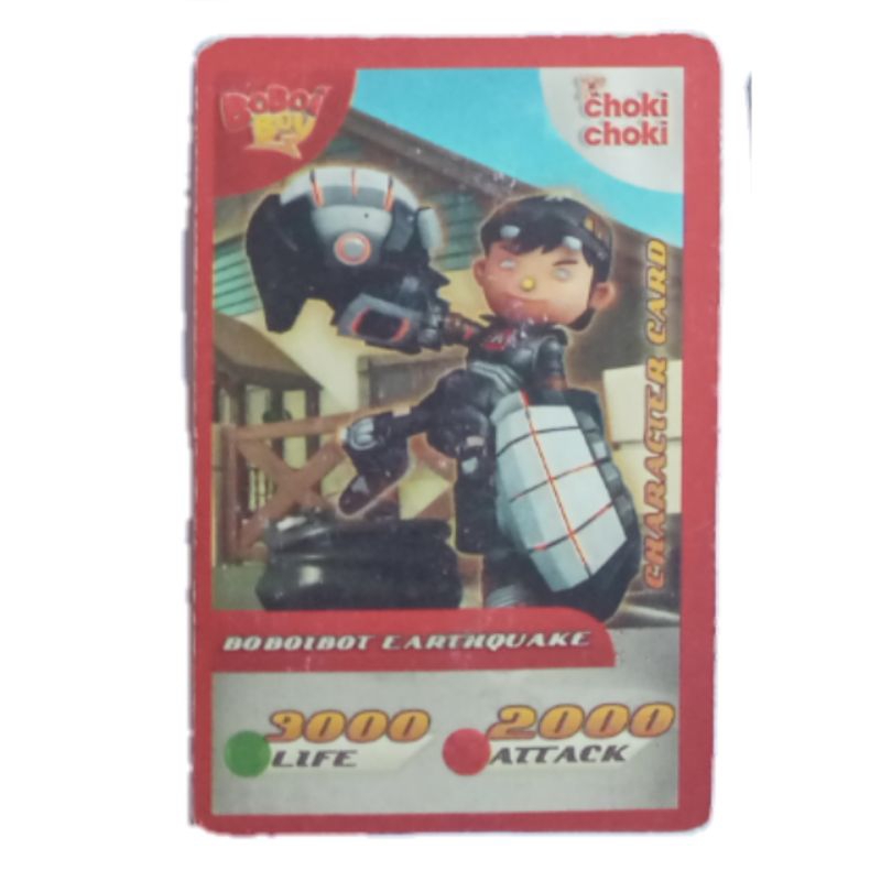 Jual Kartu Boboiboy Boboi Boy Choki Choki AR Mainan Card Tampil 3D Game ...