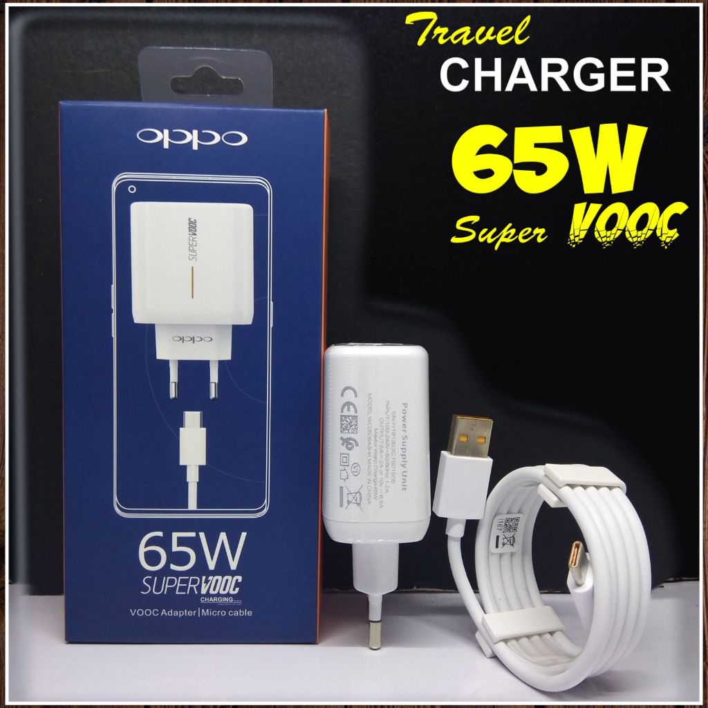 Jual Charger casan OPPO 65W tipe c Fast Charging Original 100% support ...