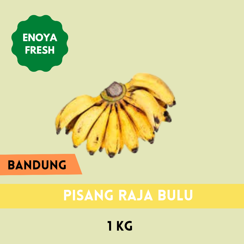 Jual Pisang Raja Bulu 1 kg Bandung | Shopee Indonesia
