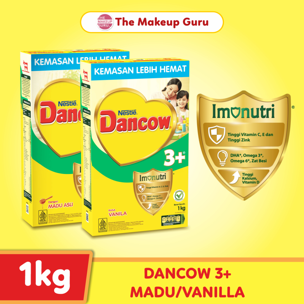 Jual Nestle Dancow 3+ dengan Susu Pertumbuhan Rasa Madu, Vanila 3-5 ...