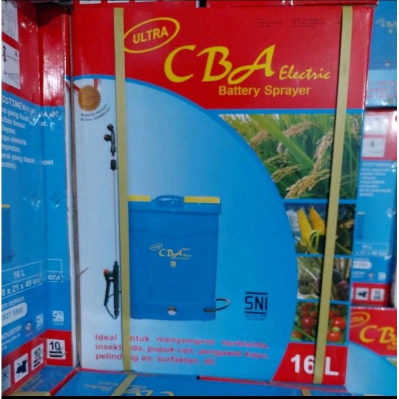 Jual Sprayer/ Tangki Elektrik CBA Tipe 3 Biru - 16 Liter | Shopee Indonesia