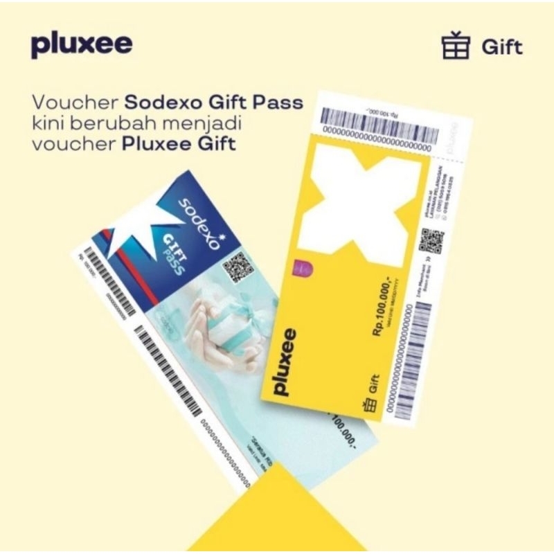 Jual Voucher Sodexo | Pluxee nominal 100rb | Shopee Indonesia