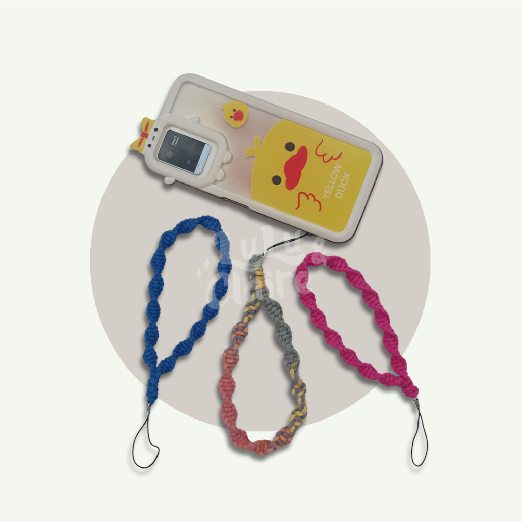 Jual Lulu Macrame Phone Strap Basic Twisted | Tali Hp Macrame | Shopee ...