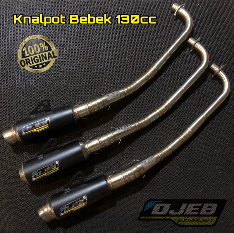 Jual KNALPOT BEBEK SLEEP ENGINE 130CC ORIGINAL OJEB EXHAUST | Shopee ...