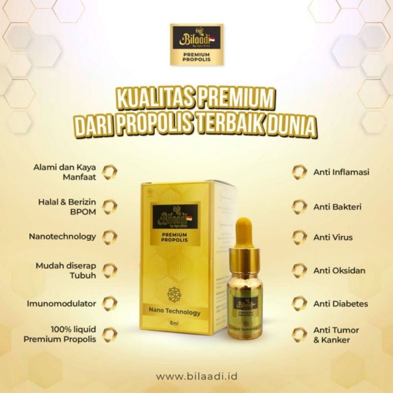 Jual PROPOLIS BILAADI PREMIUM 6ML ANAK DAN DEWASA | Shopee Indonesia