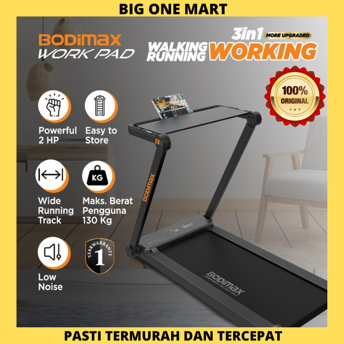 Jual Bodimax Running Pad 3 In 1 / Work Pad Treadmill | Shopee Indonesia