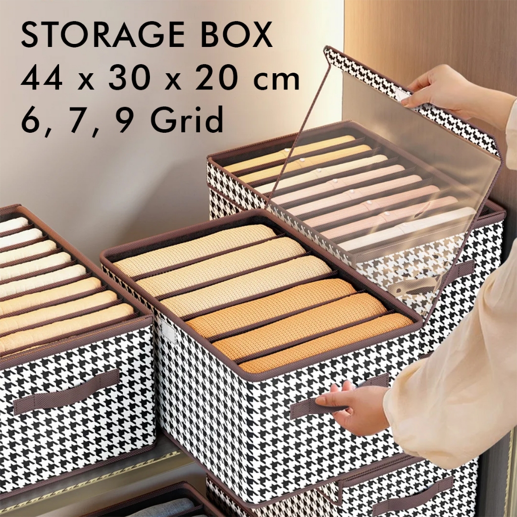 Jual Storage Box Lipat Bersekat dengan Tutup Storage Box Serbaguna ...