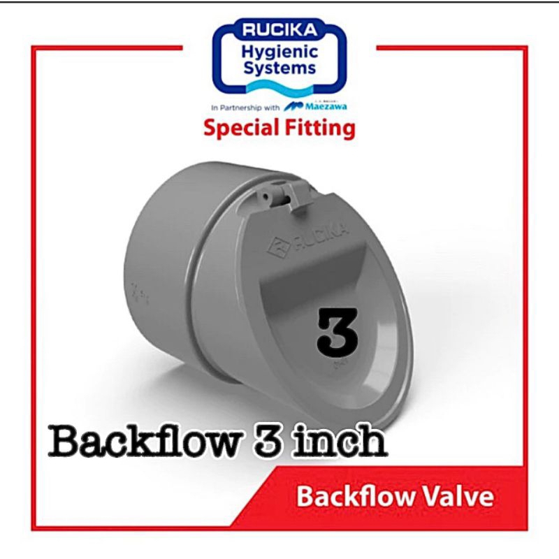 Jual BACKFLOW VALVE 3 INCH RUCIKA ANTI TIKUS BANJIR TUTUP PEMBUANGAN ...