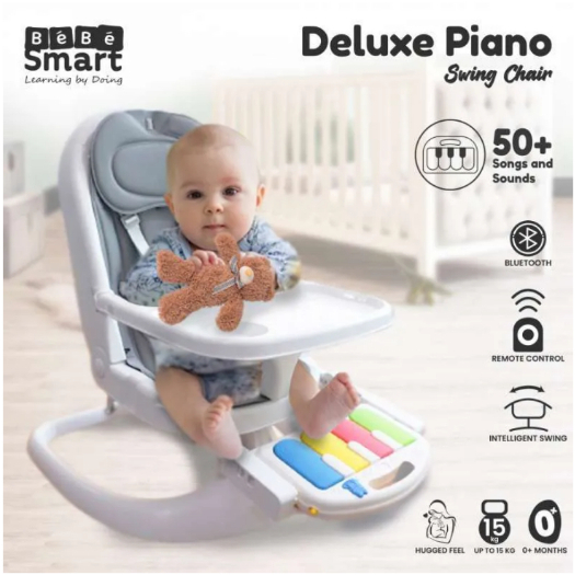 Jual Bebe Smart Deluxe Piano Swing Chair / Kursi Makan Piano / Ayunan ...