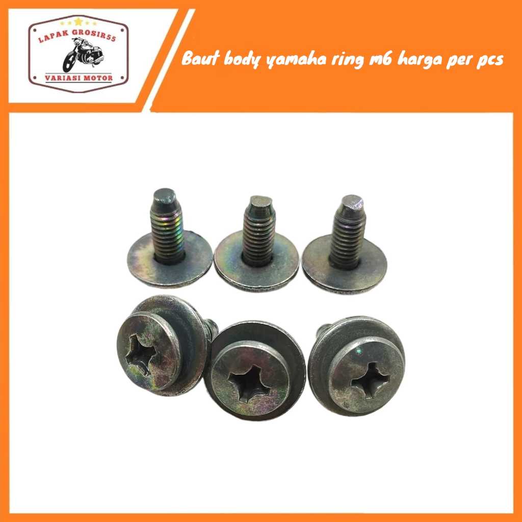 Jual Baut body Yamaha ring m6 Harga per pcs | Shopee Indonesia