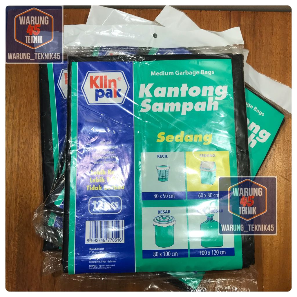 Jual KANTONG PLASTIK SAMPAH KLINPAK | KLIN PAK | KLINPACK | KLIN PACK ...