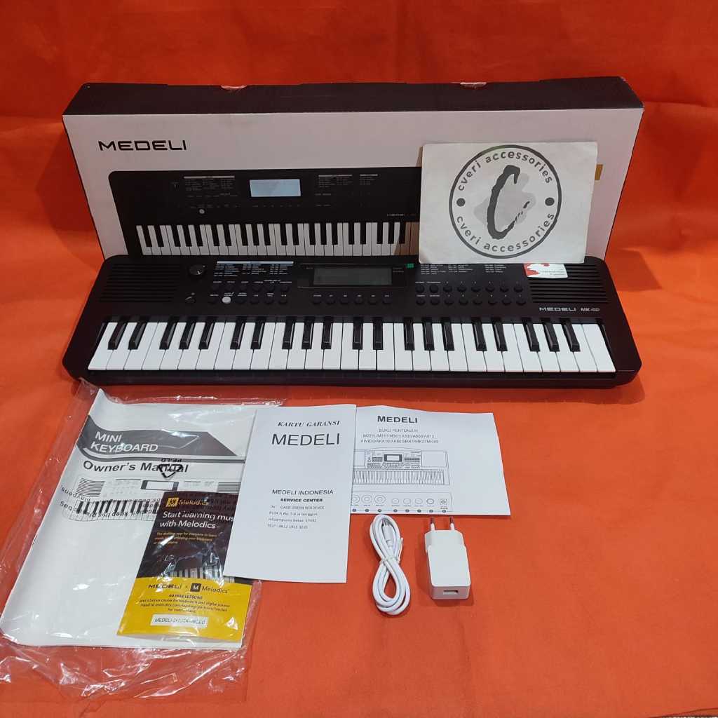 Jual Medeli MK49 49-Key Mini Keyboard Portable Original MK-49 Keyboard Pemula | Shopee Indonesia