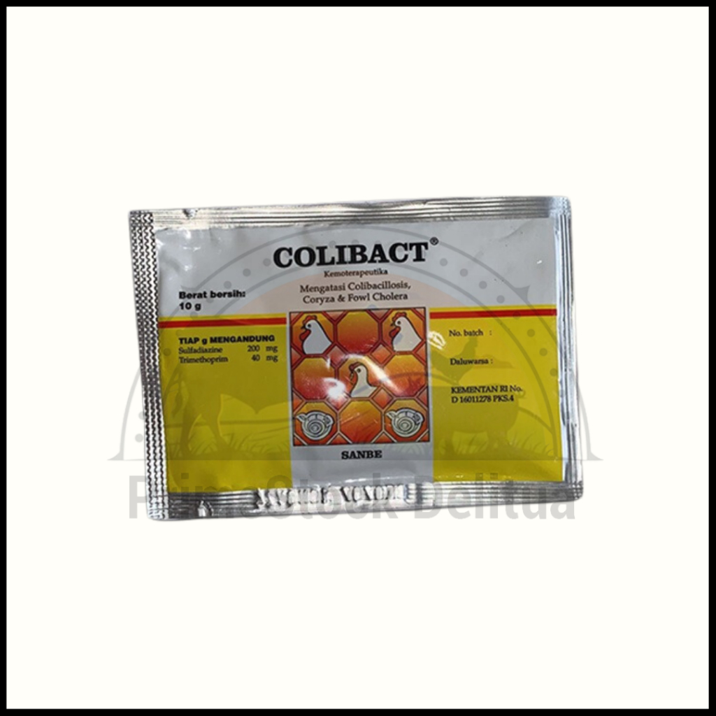 Jual COLIBACT Sachet 10 Gram: Obat Pencernaan untuk Unggas dan Babi ...